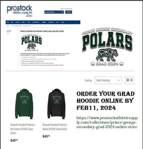 Polar Grad Hoodies! | Prince George Secondary