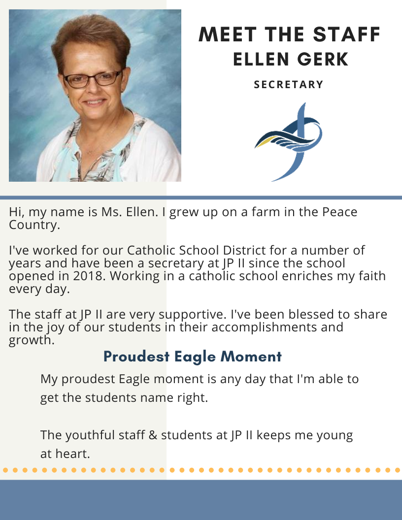 Ellen Gerk – Ellen Gerk – St. John Paul II Catholic School / Faculté St ...