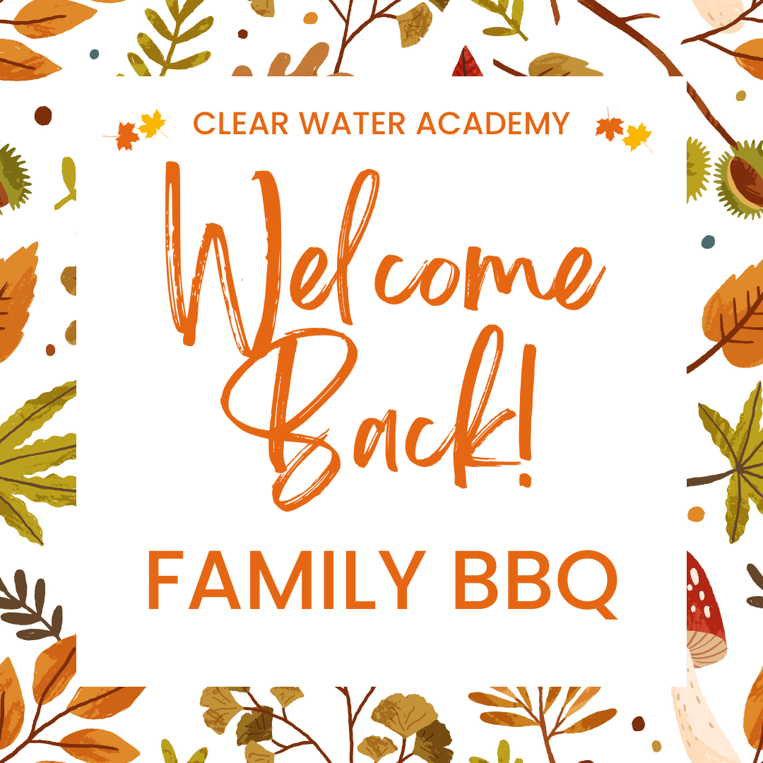 Upcoming Events - Parent Portal Pages - Clear Water Academy
