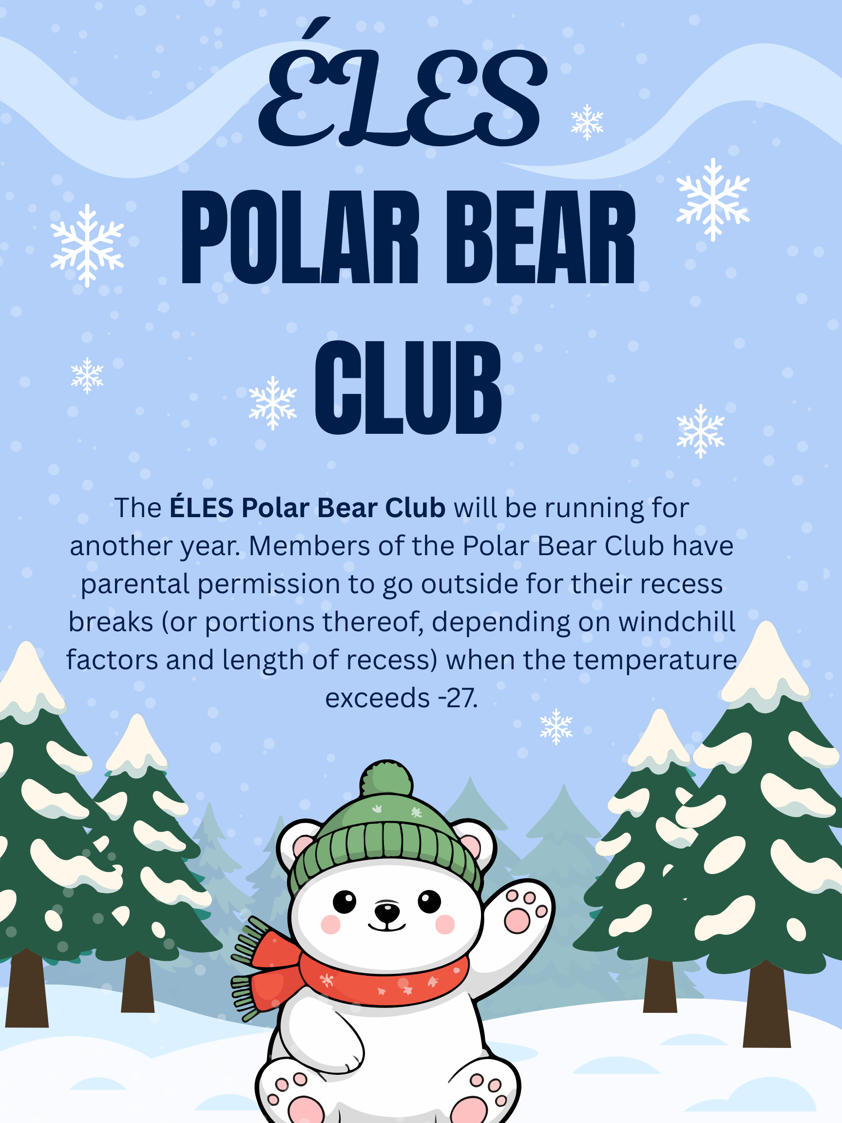 Polar Bear Club | Ecole Lumsden Elementary School