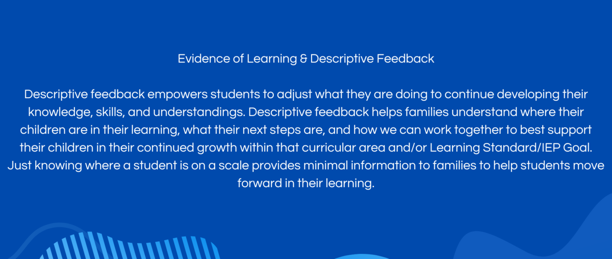 Evidence of Learning – Communicating Student Learning K-9 – SD48 Staff ...