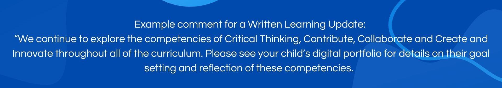 Self-Reflection & Goal Setting of Competencies – Communicating Student ...