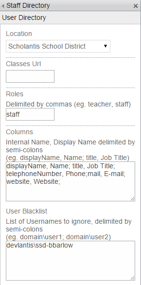 User Directory – Apps - Website User Guide – Scholantis SharePoint Help ...