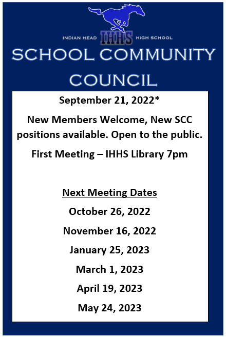 SCC – SCC – Indian Head High School