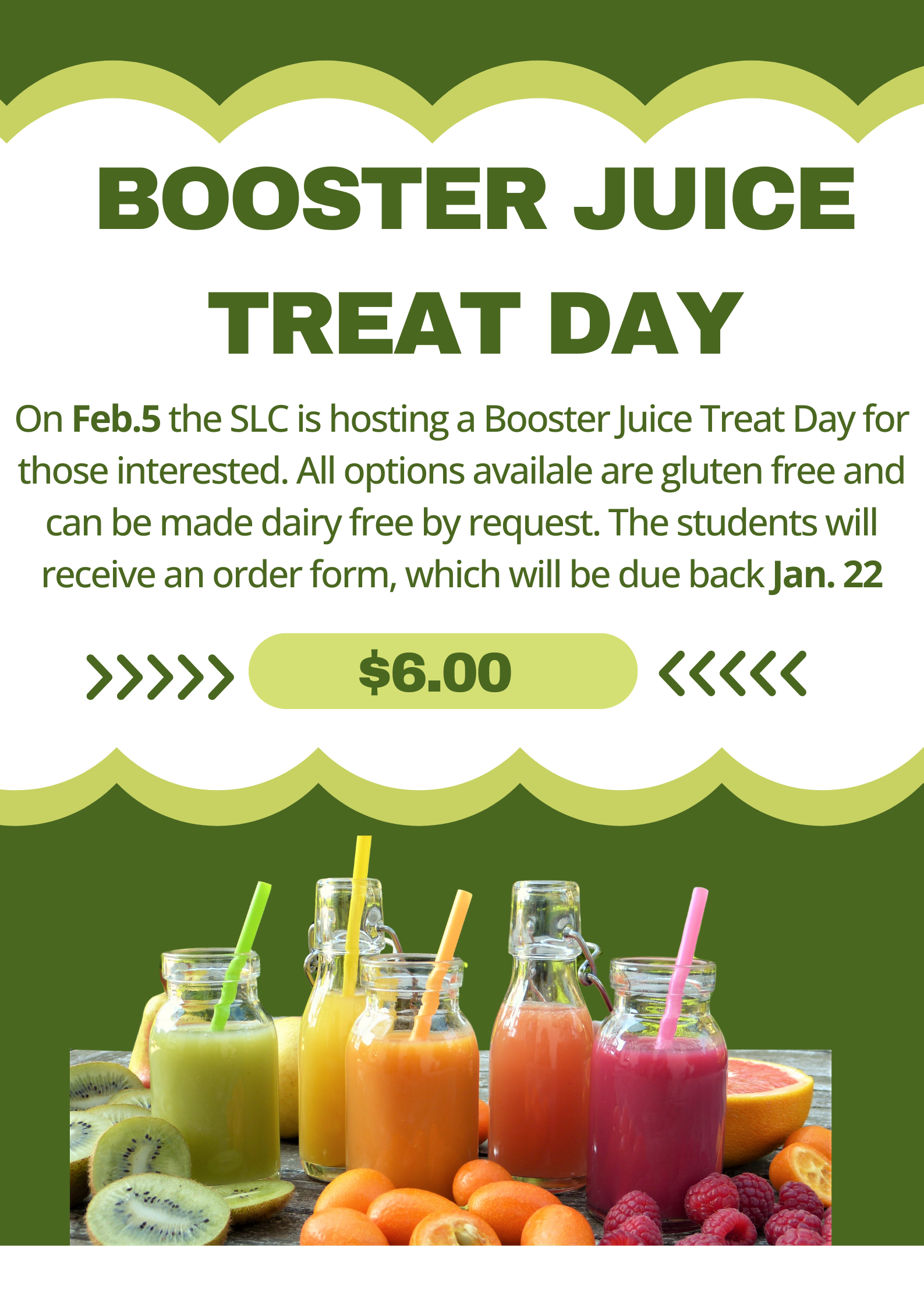 Booster Juice Treat Day | Ecole Lumsden Elementary School