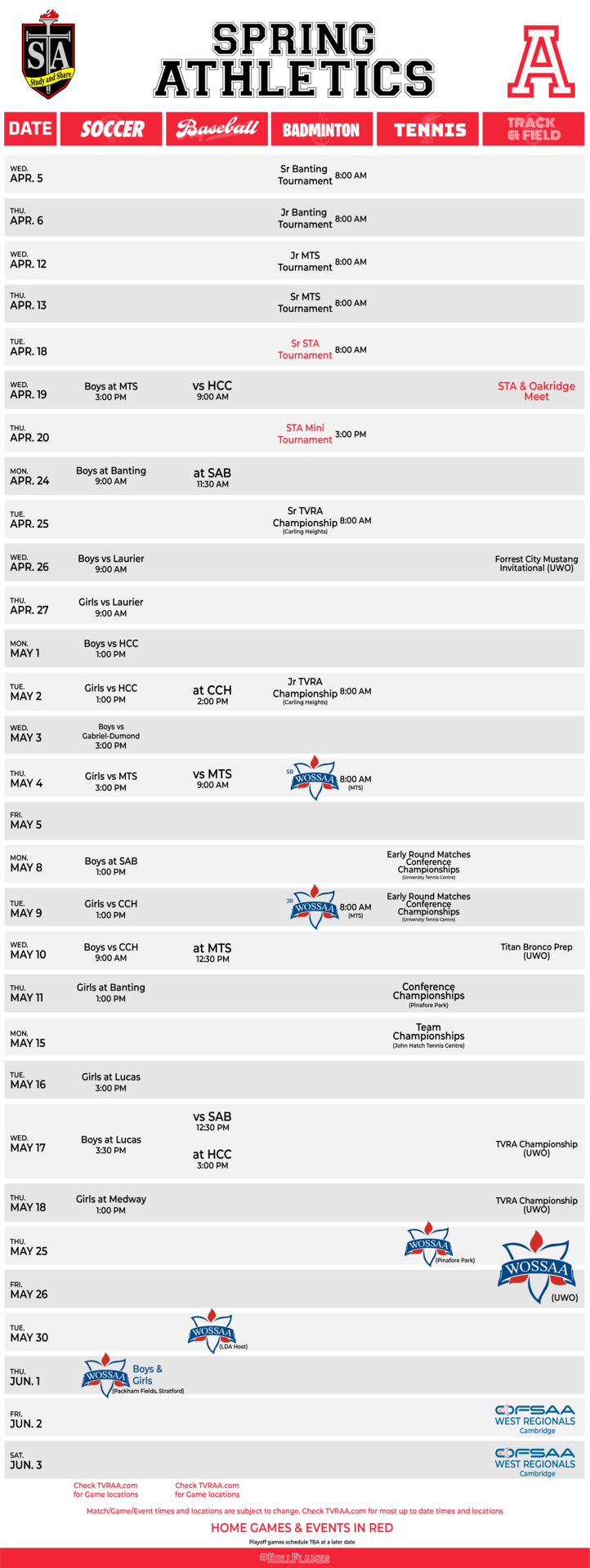 Athletics – Athletics – St. Thomas Aquinas Catholic Secondary School