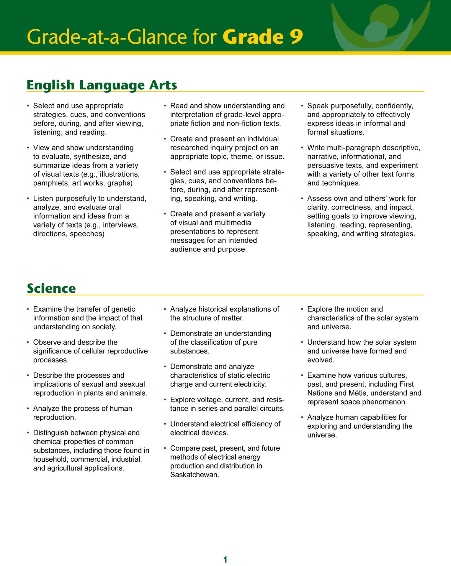 Grade 9 – Grades at a Glance – Prairie Valley School Division