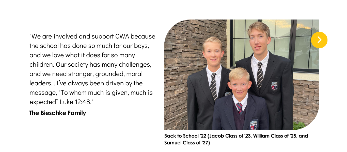 Giving - Community Involvement - Clear Water Academy